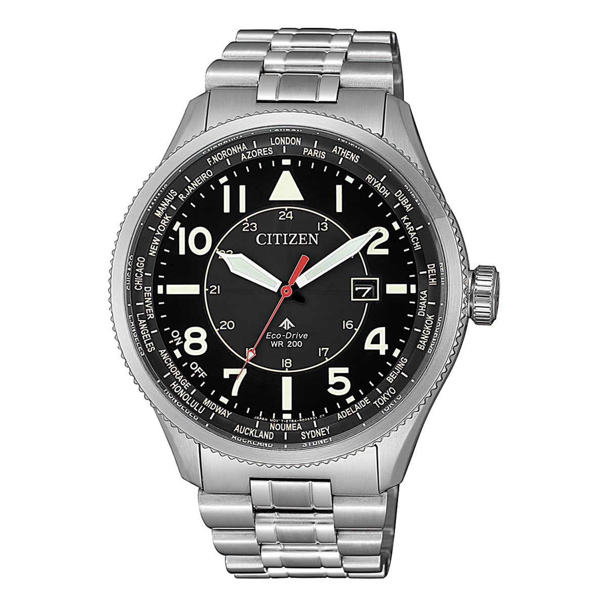 Citizen Nighthawk Watch (Silver & Black)